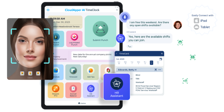 Elevating Workforce Management: CloudApper AI TimeClock for UKG WFC