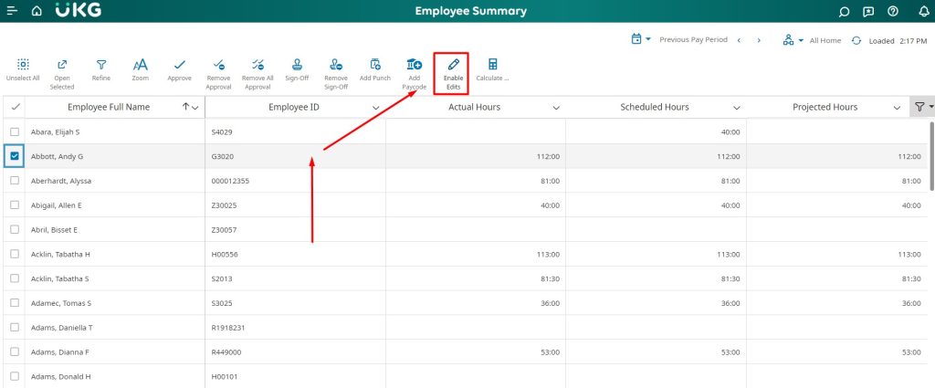 How to Edit a Signed-off Timecard in UKG PRO WFM - UKG Partner