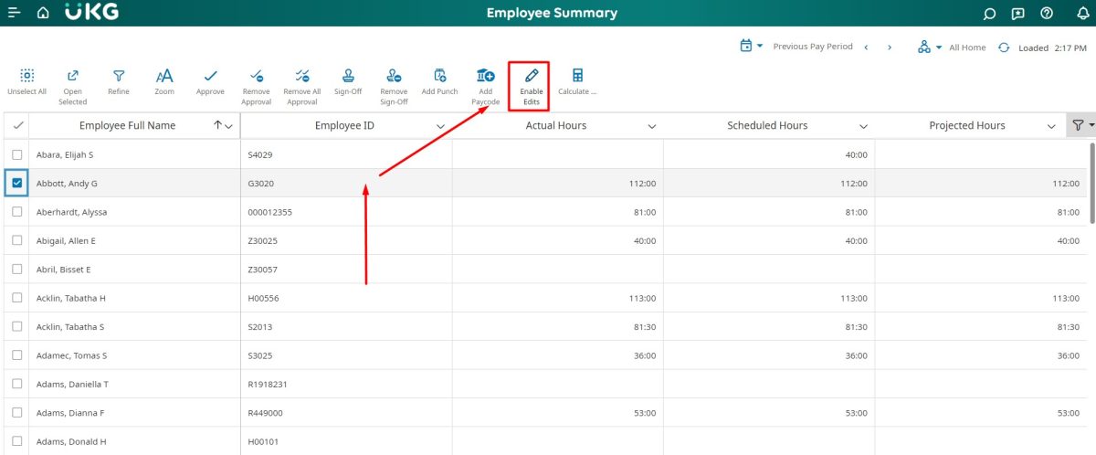 How to Edit a Signed-off Timecard in UKG PRO WFM - UKG Partner