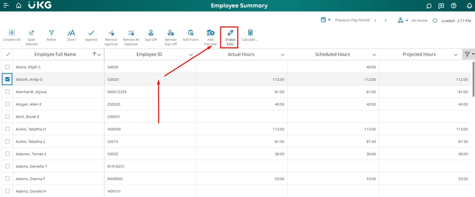 How to Edit a Signed-off Timecard in UKG PRO WFM - UKG Partner