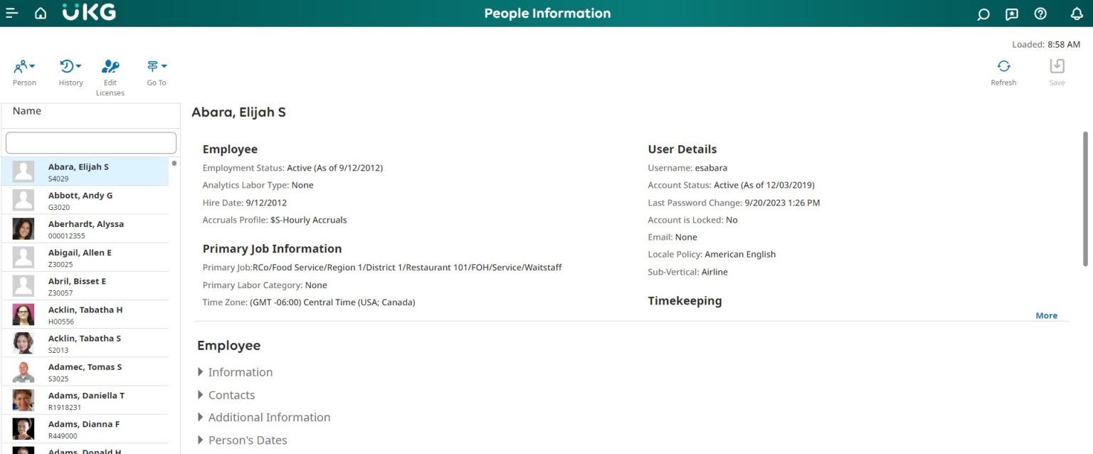 How to Unlock the Employee Profile in Workforce Dimension - UKG Partner