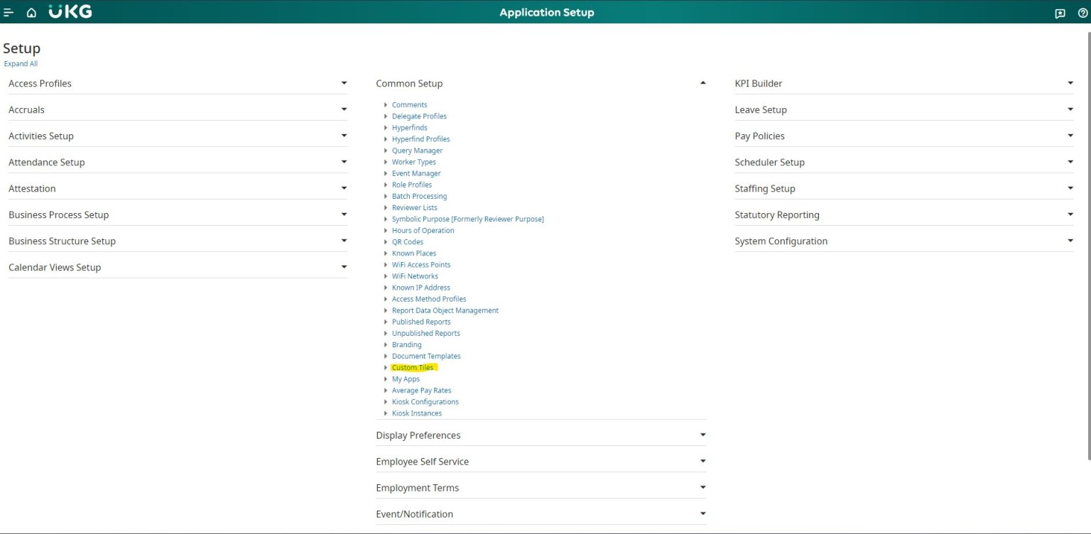 How To Add Embedded Content Custom Tiles in Kronos/UKG Pro WFM ...