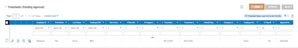 Approving Timesheets In UKG Ready