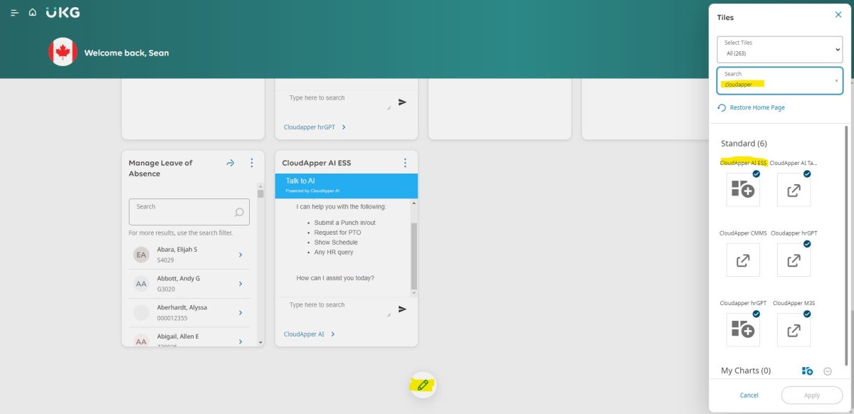 How To Add Embedded Content Custom Tiles in Kronos/UKG Pro WFM (Dimensions) - UKG Partner