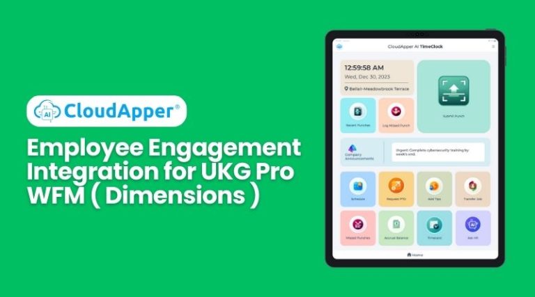 Employee Engagement Integration for UKG Pro WFM ( Dimensions ) - UKG ...