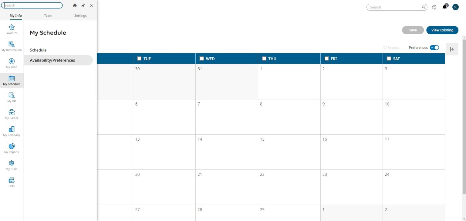 How to Change Schedule Availability and Preferences in UKG Ready
