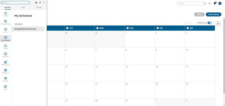 How to Change Schedule Availability and Preferences in UKG Ready