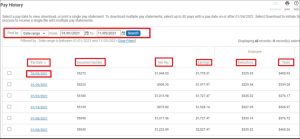 View Historical Pay Stub/Statements in UKG Pro WFM