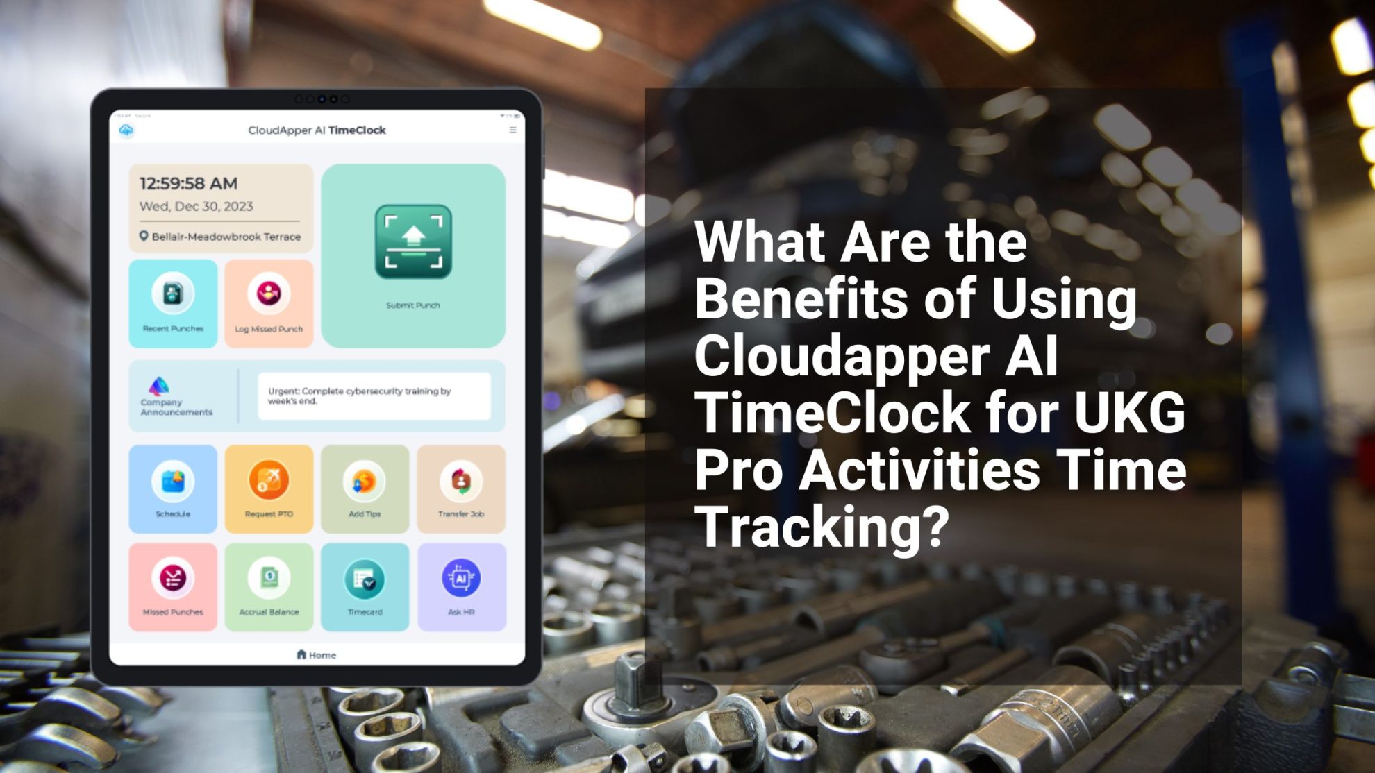 Boost Auto Parts Technician Efficiency With iPad/Tablets Based UKG ...