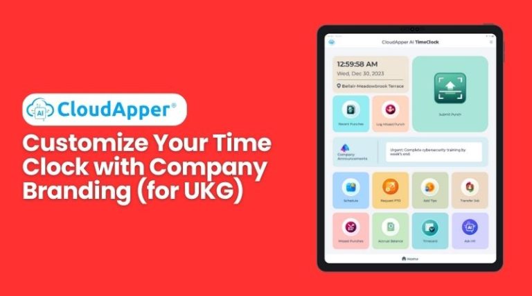 Customize Your Time Clock with Company Branding (for UKG) - UKG Partner