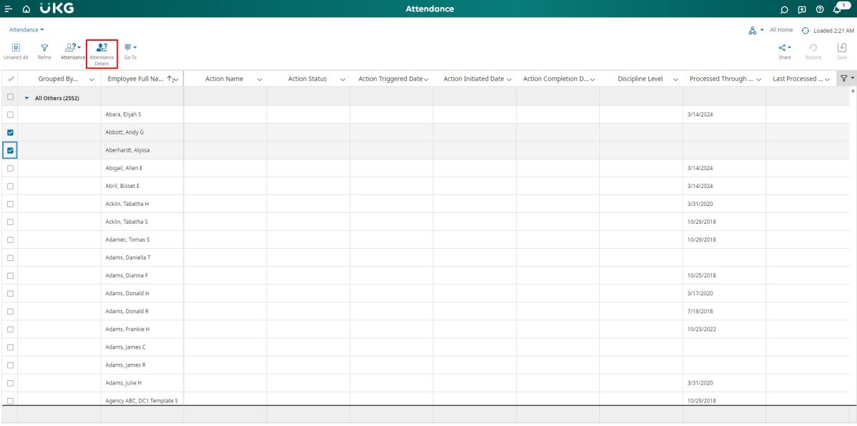 How to Check the Attendance Points on UKG Dimensions