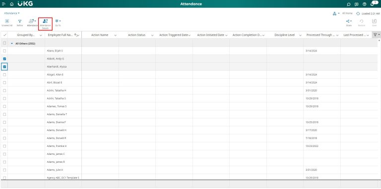How to Check the Attendance Points on UKG Dimensions