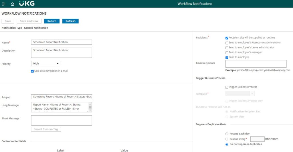 How to Schedule and Send A Report to Manager via Email in UKG Pro WFM ...