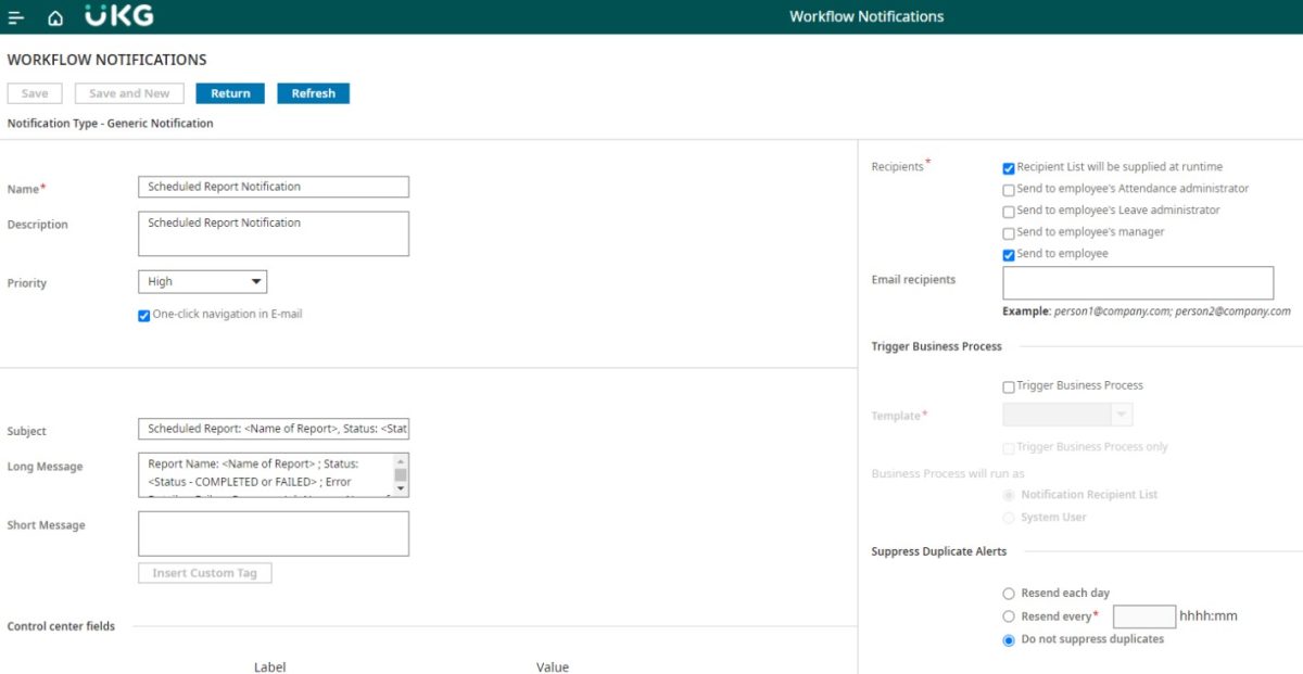 How to Schedule and Send A Report to Manager via Email in UKG Pro WFM ...