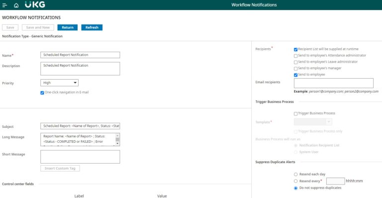 How to Schedule and Send A Report to Manager via Email in UKG Pro WFM ...