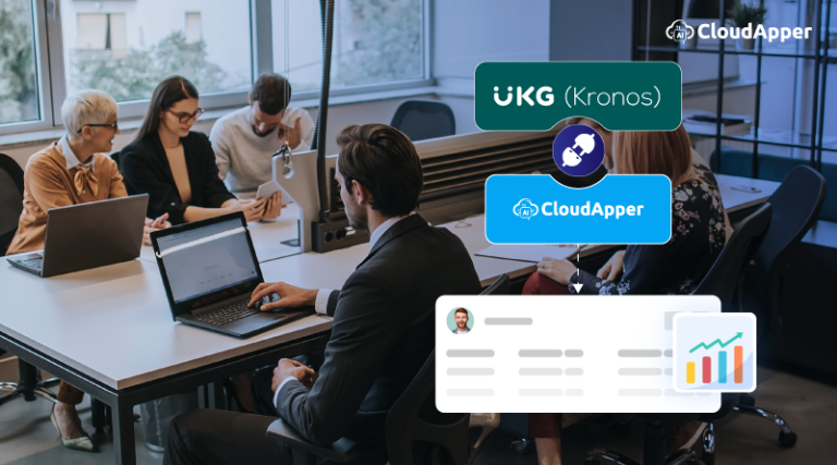 CloudApper AI Custom Solution for Employee Recognition in UKG