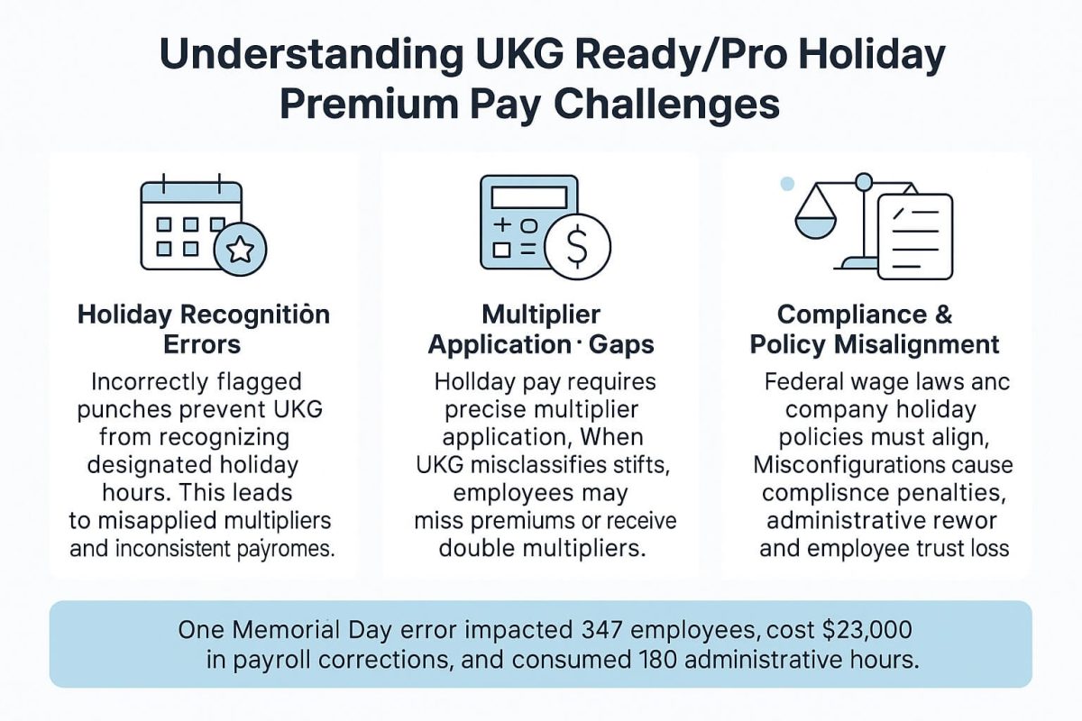 How to Fix UKG Ready/Pro Holiday Premium Pay Miscalculations: A ...