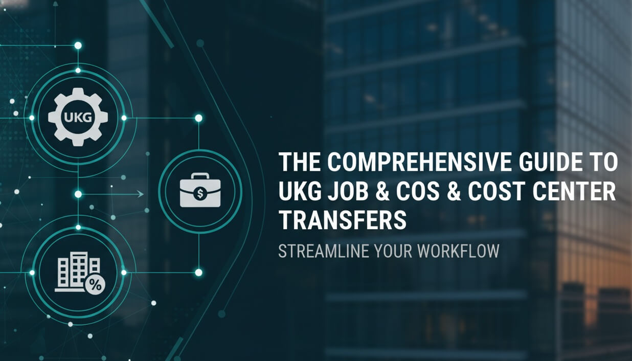 A Comprehensive Guide to UKG Job & Cost Center Transfers