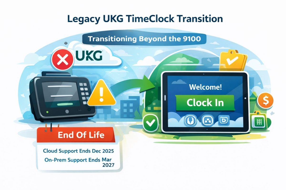 Supporting UKG’s Transition to Extends the 9100 with hrPad