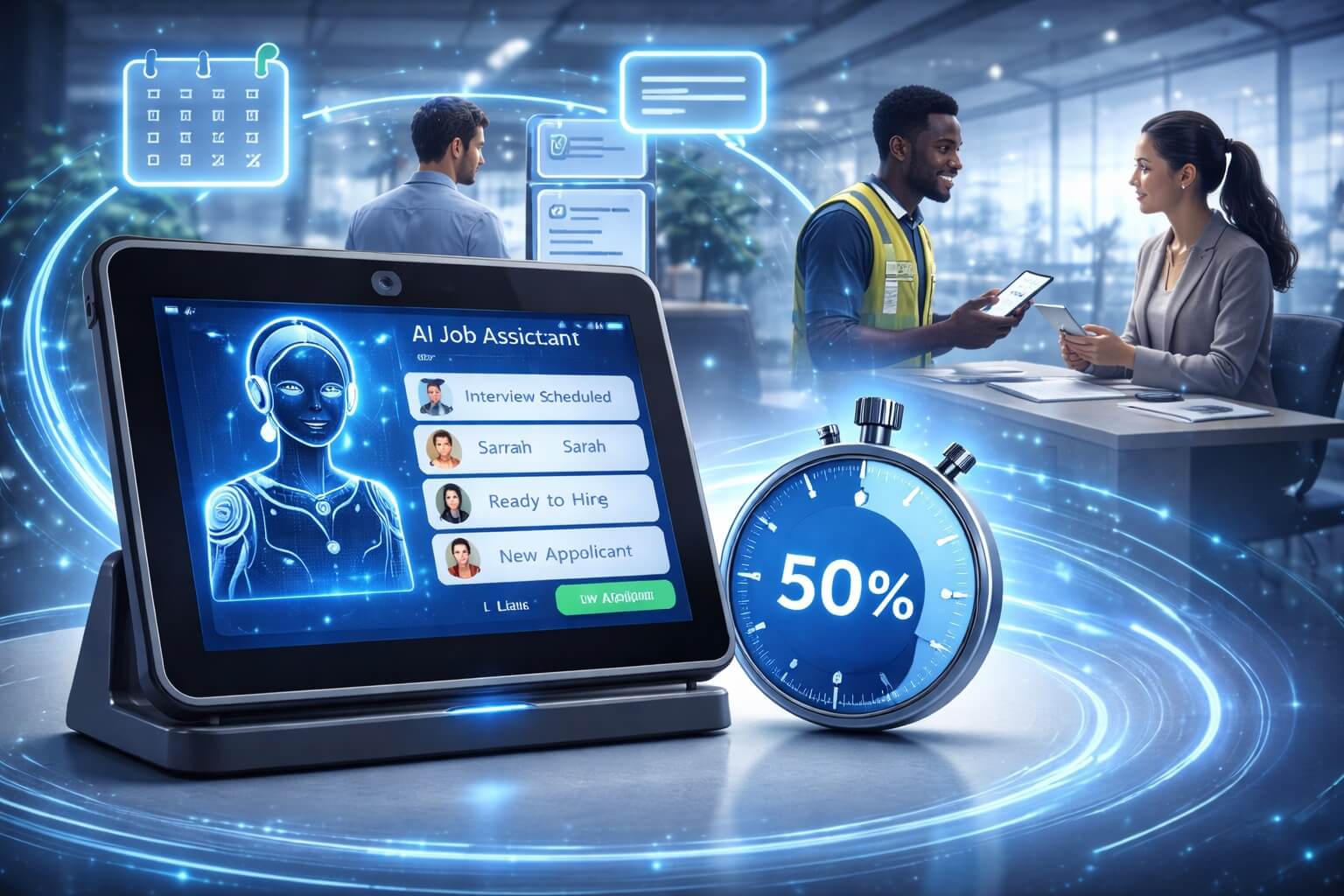 Cut Time-to-Hire by 50% for Hourly Roles with Conversational AI